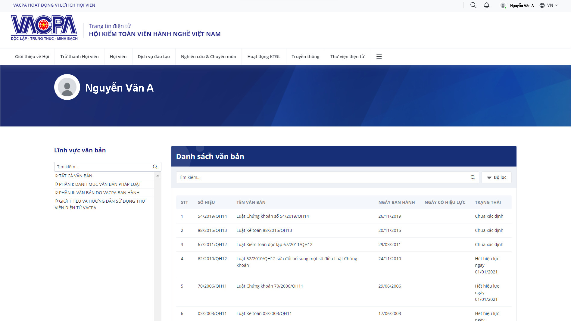 GIỚI THIỆU THƯ VIỆN ĐIỆN TỬ VACPA