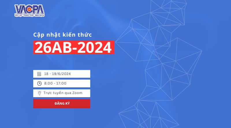 Thư mời tham dự lớp CNKT Online 26AB-2024, 02 ngày 18-19/06/2024