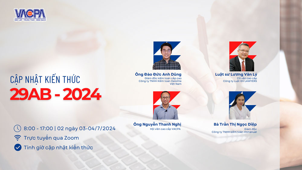 Thư mời tham dự lớp CNKT Online 29AB-2024, 02 ngày 03-04/07/2024