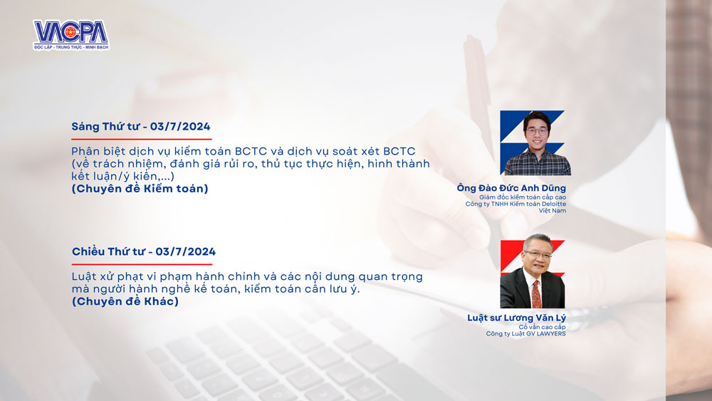 Thư mời tham dự lớp CNKT Online 29AB-2024, 02 ngày 03-04/07/2024