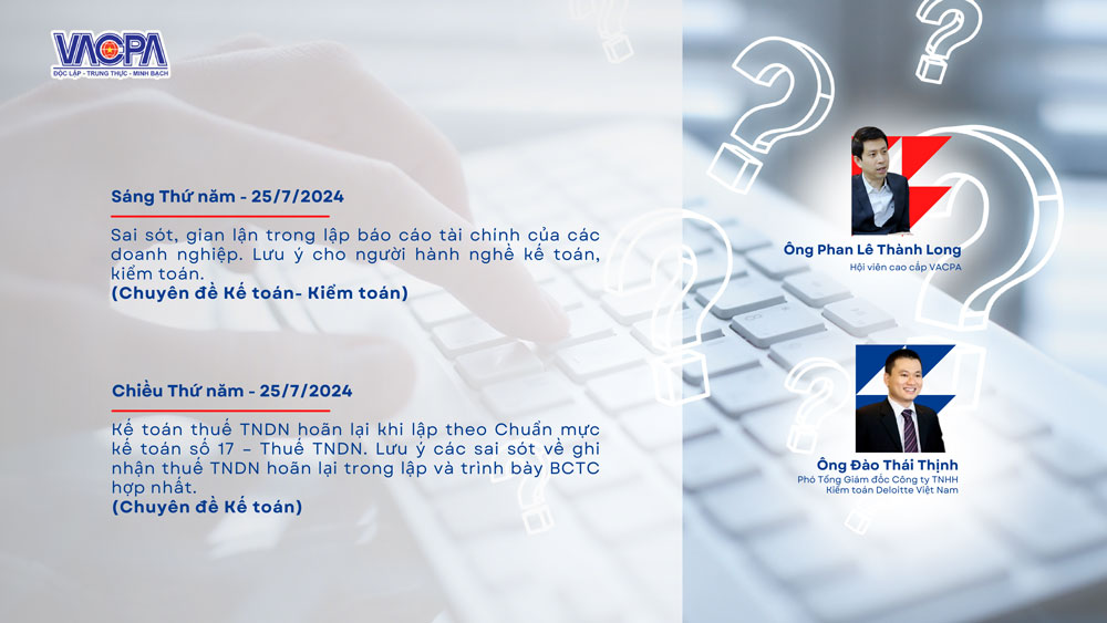 Thư mời tham dự lớp CNKT Online 32AB-2024, 02 ngày 25-26/07/2024