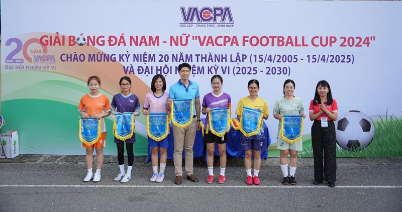 VACPA khai mạc giải bóng đá Nam, Nữ “VACPA Football Cup” năm 2024
