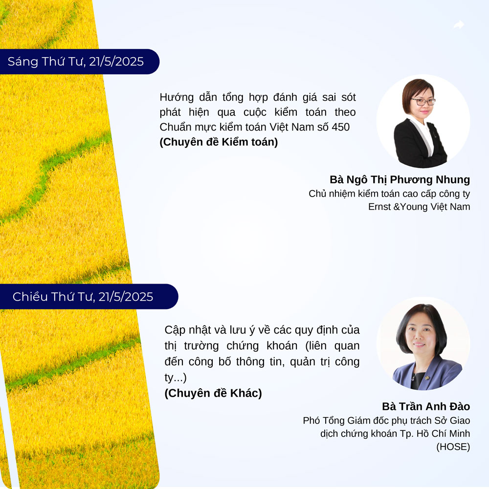 Thư mời tham dự lớp CNKT Online 18AB-2025, 2 ngày 20-21/5/2025