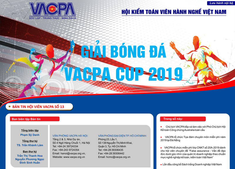 Bản tin Hội viên VACPA - Số 13
