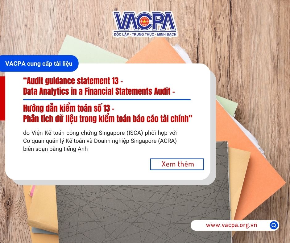 VACPA ban hành “Chương trình kiểm toán mẫu kiểm toán báo cáo tài chính ...